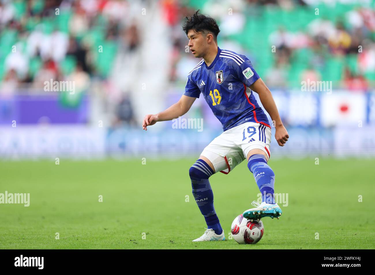Doha, Qatar. 31st Jan, 2024. Yuta Nakayama (JPN) Football/Soccer : AFC Asian Cup Qatar 2023 ...