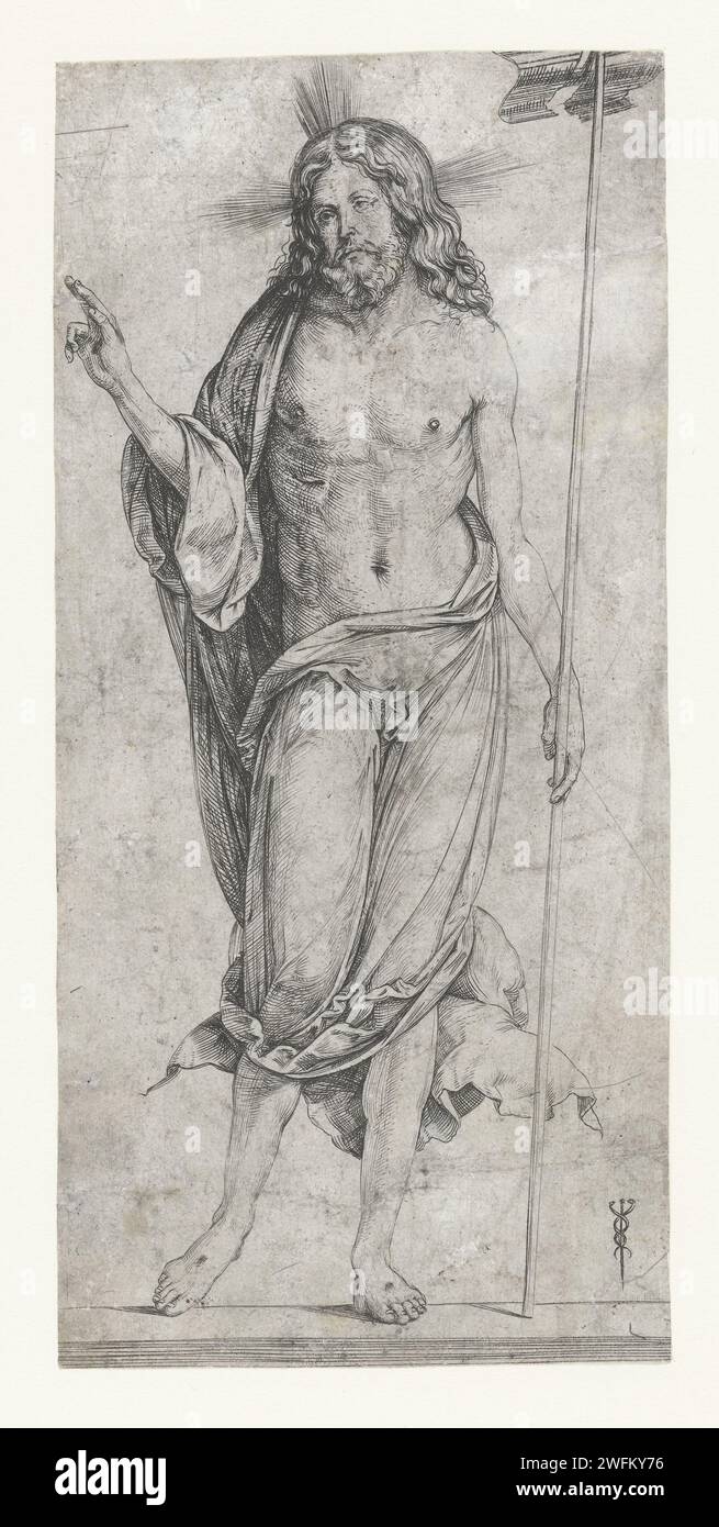 Standing Christ as Salvator Mundi, Jacopo De'barbari, 1503 - 1509 print ...