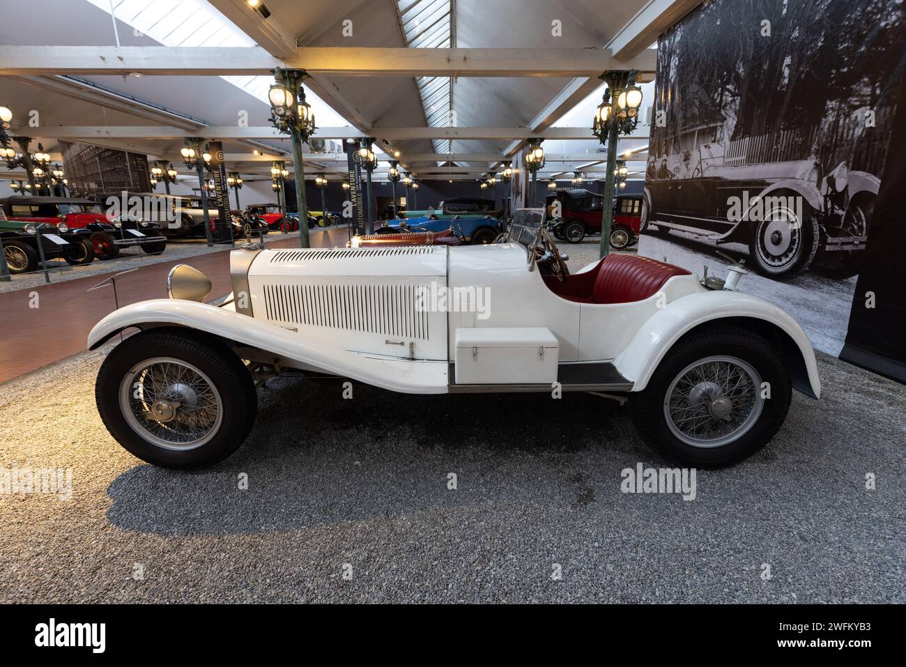 Vintage car collection in Musée National de l'Automobile, Collection ...