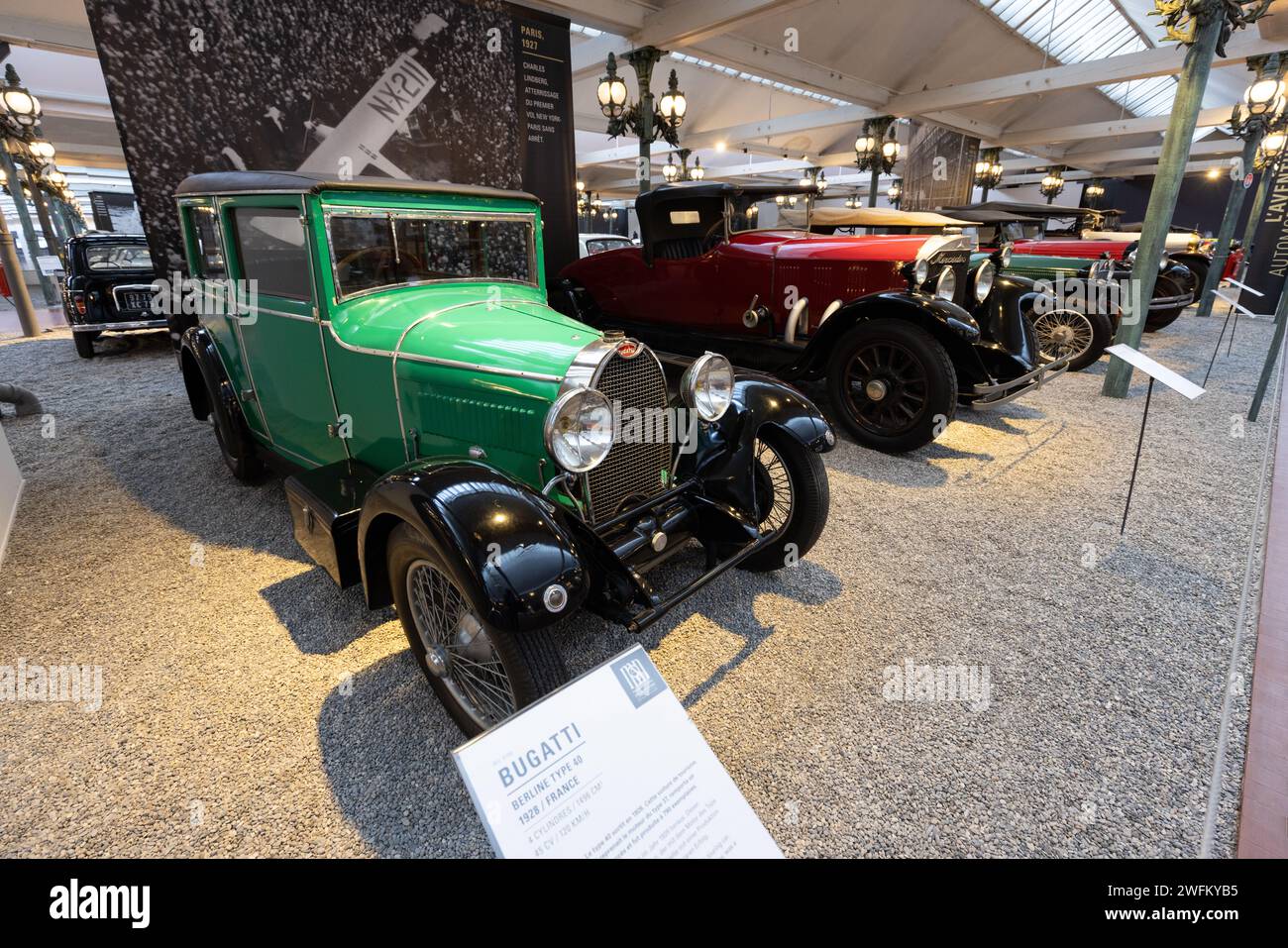 Vintage car collection in Musée National de l'Automobile, Collection ...