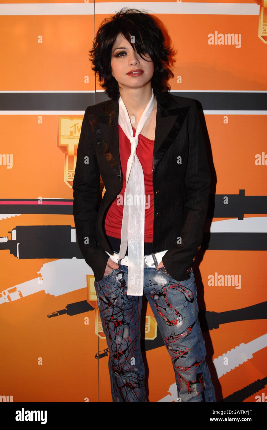 Milan Italy 2006-04-24 : Dolcenera, Italian singer, during the live ...