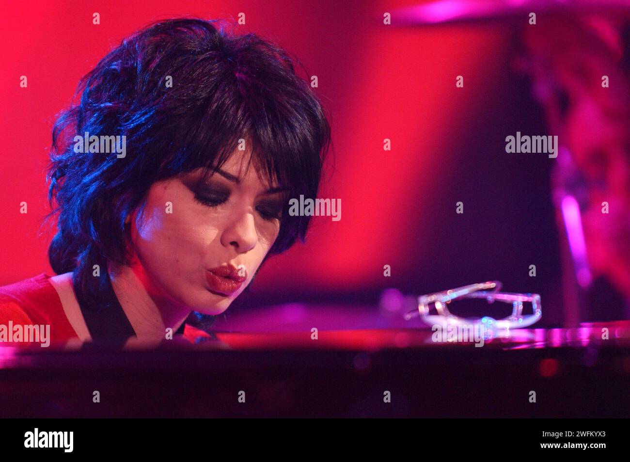 Milan Italy 2006-03-08 : Dolcenera, Italian singer, during the ...