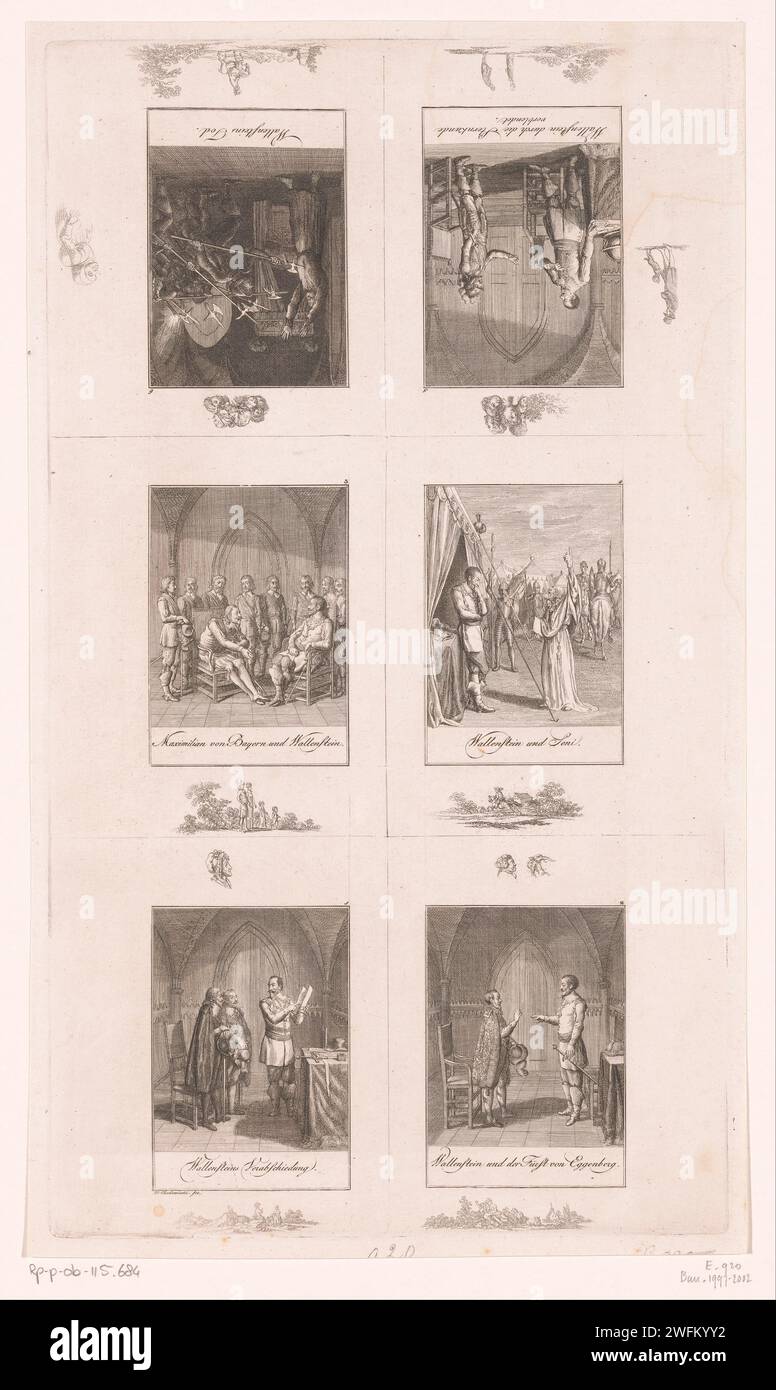 Six performances from the life of Veldheer Wallenstein, Daniel Nikolaus ...