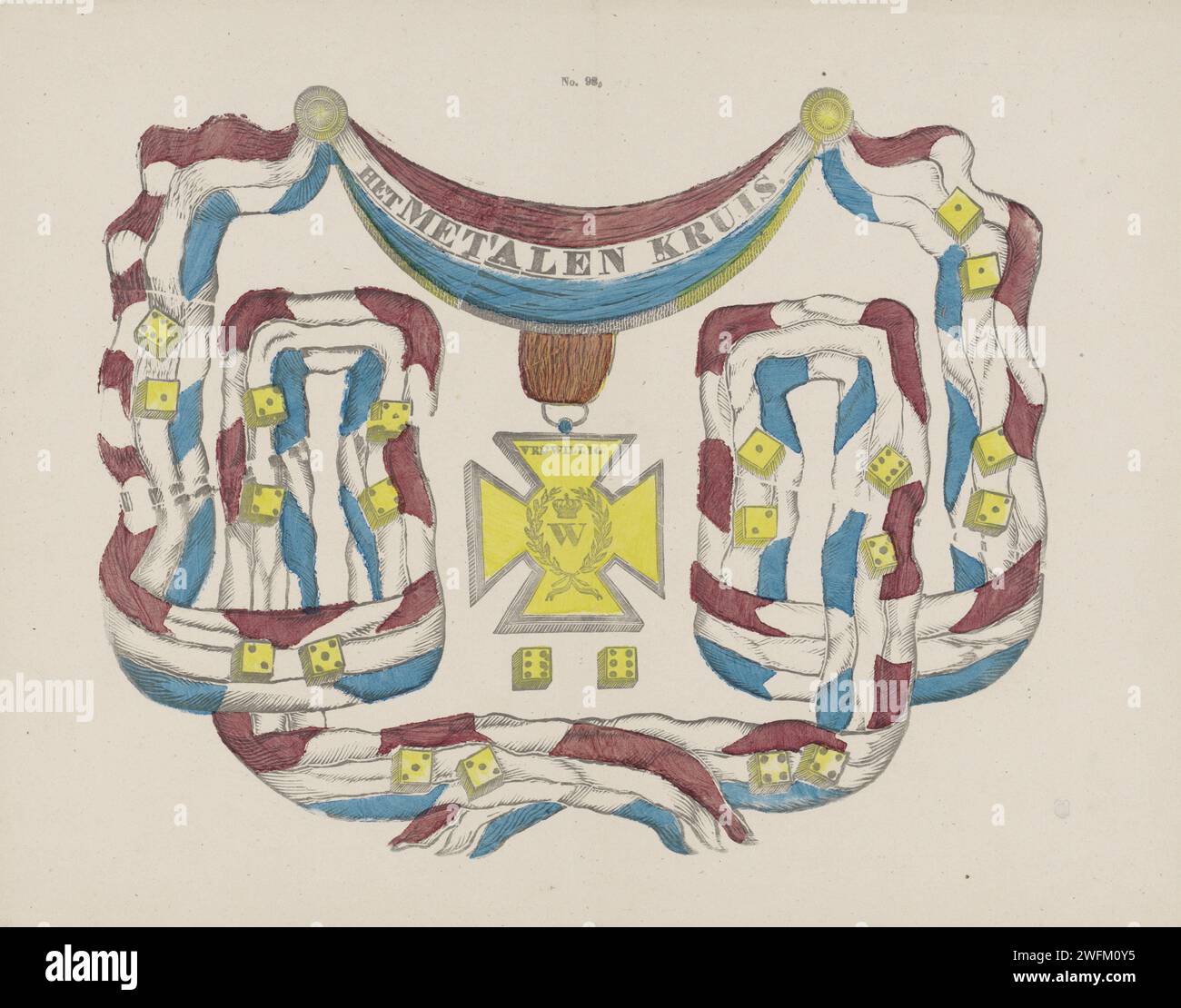 Het Metal Kruis, 1848 - 1881 print. gameboard Board game called the ...