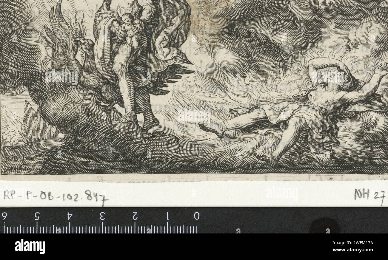 Birth of Bacchus, Jacob Matham, after David Vinckboons, 1616 print ...