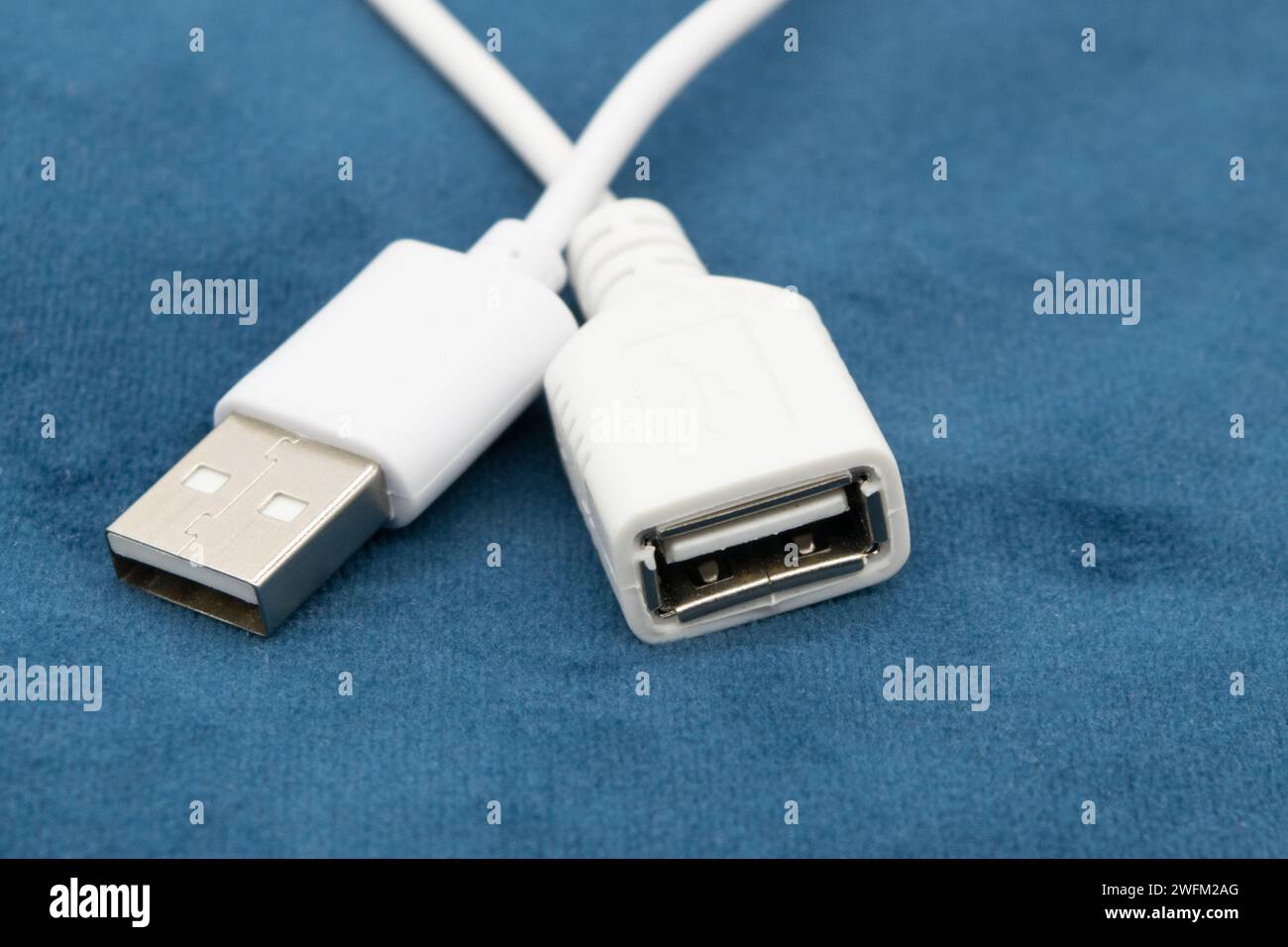 USB type A close-up on a dark background Stock Photo - Alamy