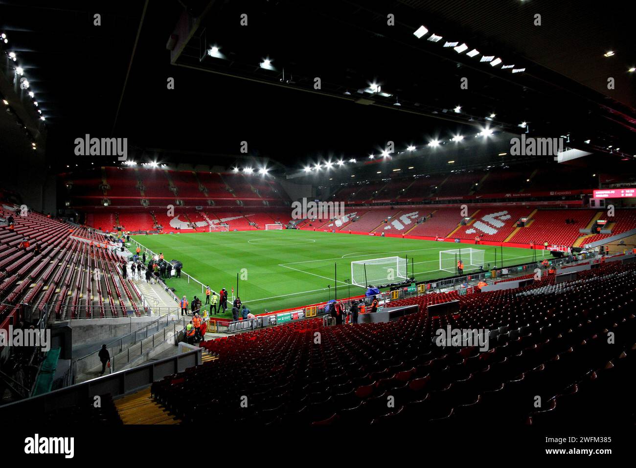 Liverpool, UK. 31st Jan, 2024. A General view inside the Anfield ...