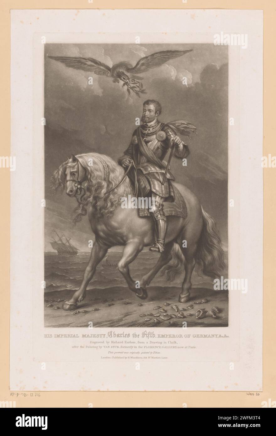 Bridle port of Charles V of Habsburg, Richard Earlom, After Anonymous ...