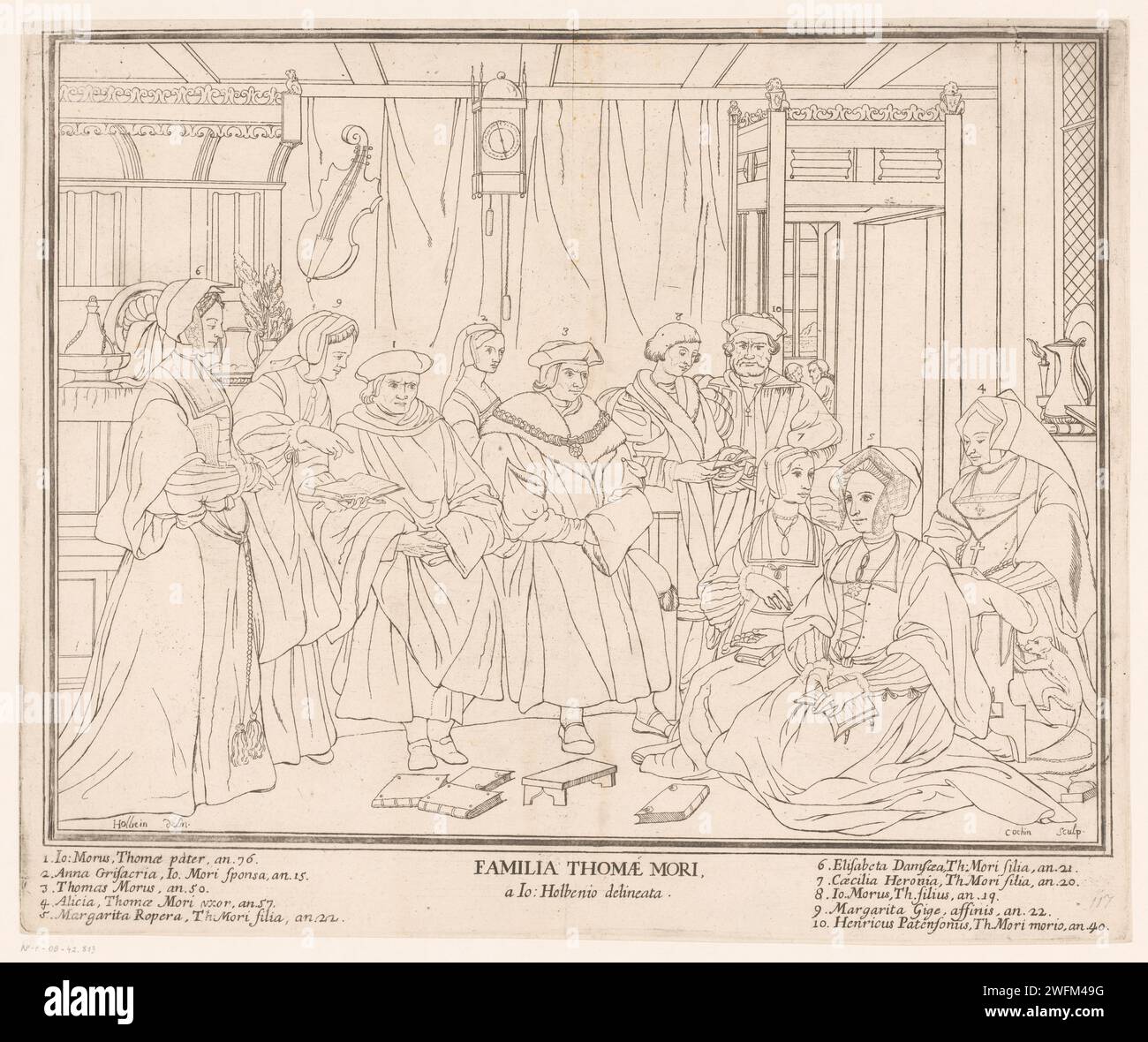 The family portrait of thomas more hi-res stock photography and images ...