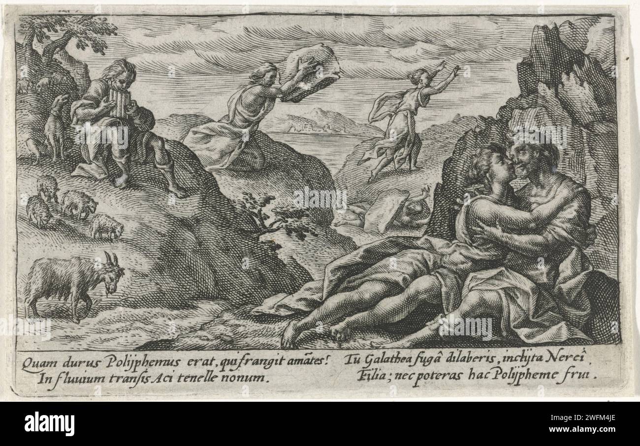 Polyphemus discovers galatea hi-res stock photography and images - Alamy