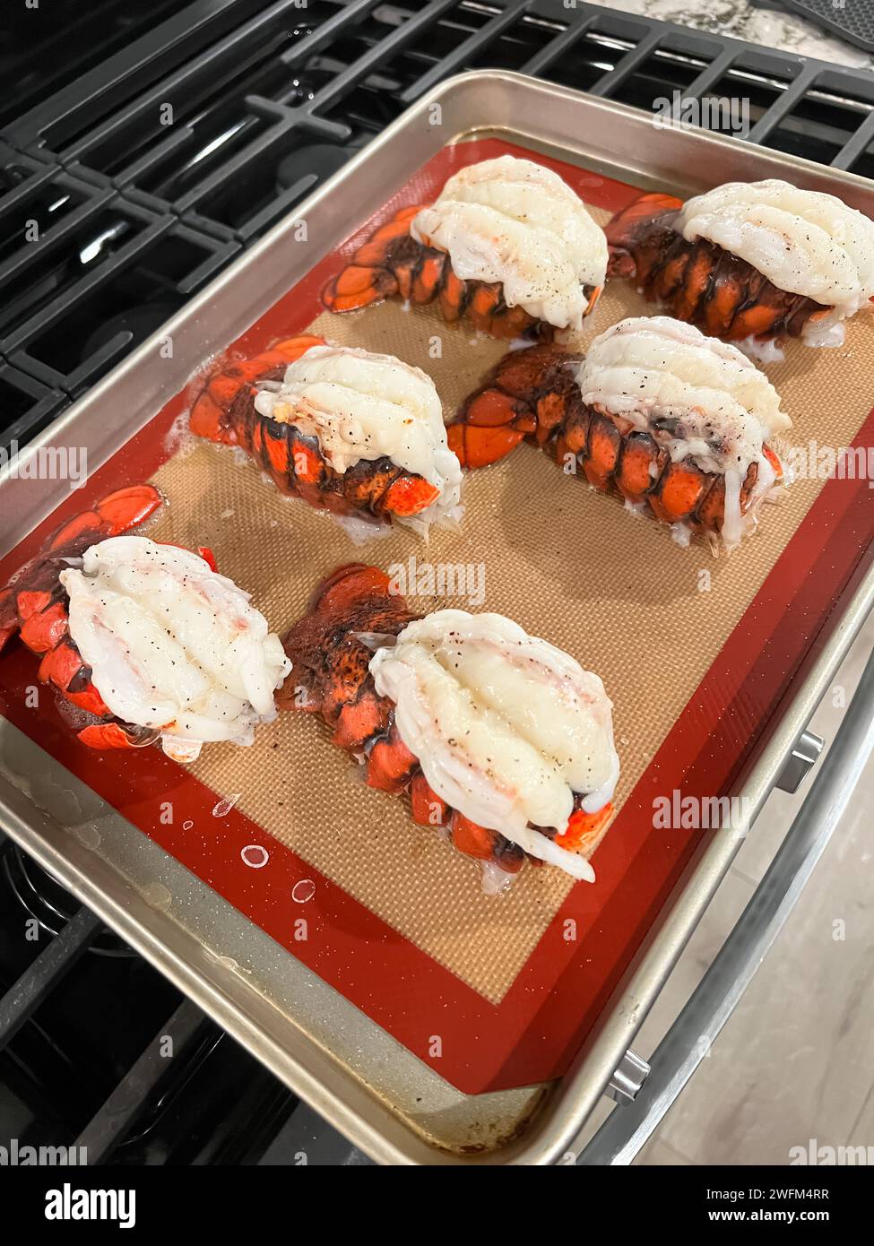 Oven baked lobster hi-res stock photography and images - Alamy