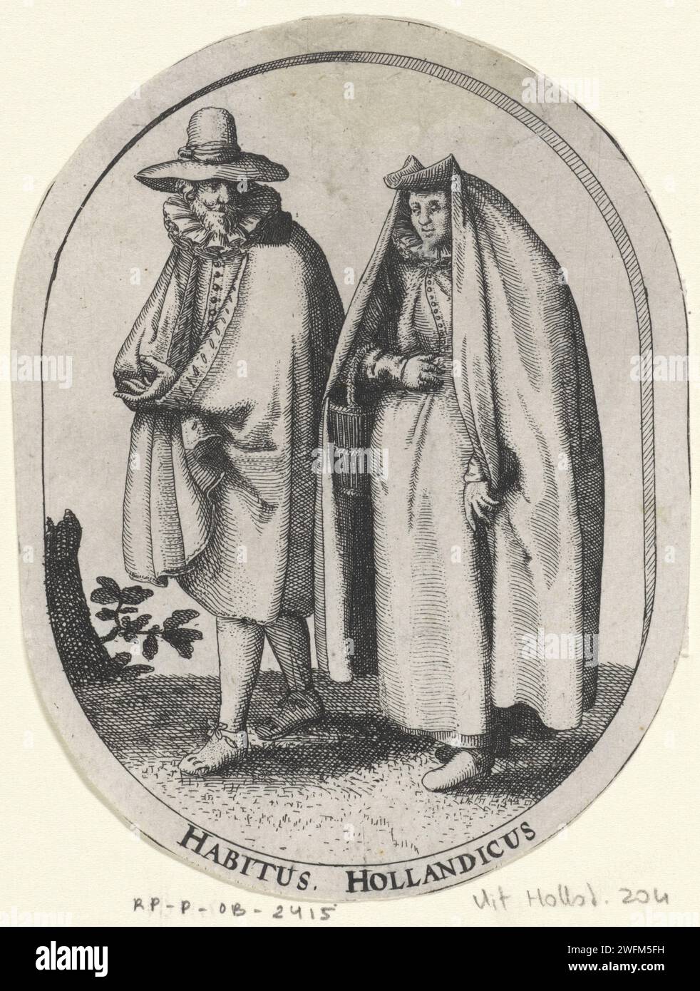 Couple in Dutch clothing first quarter 17th century, Claes Jansz ...