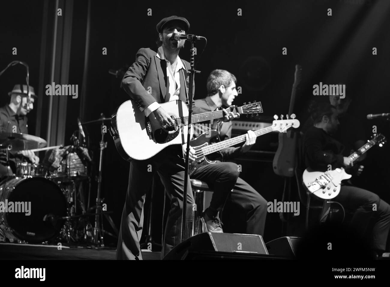 Madrid, Spain. 31st Jan, 2024. the singer Juancho Conejo Torres of the ...