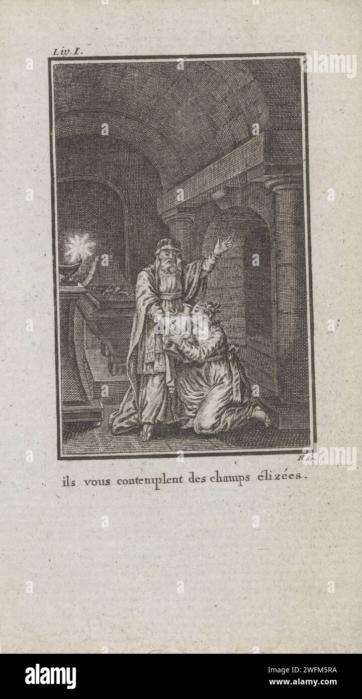 Tullus tells Numa about his father and mother, Henri-Joseph Godin, 1790 ...