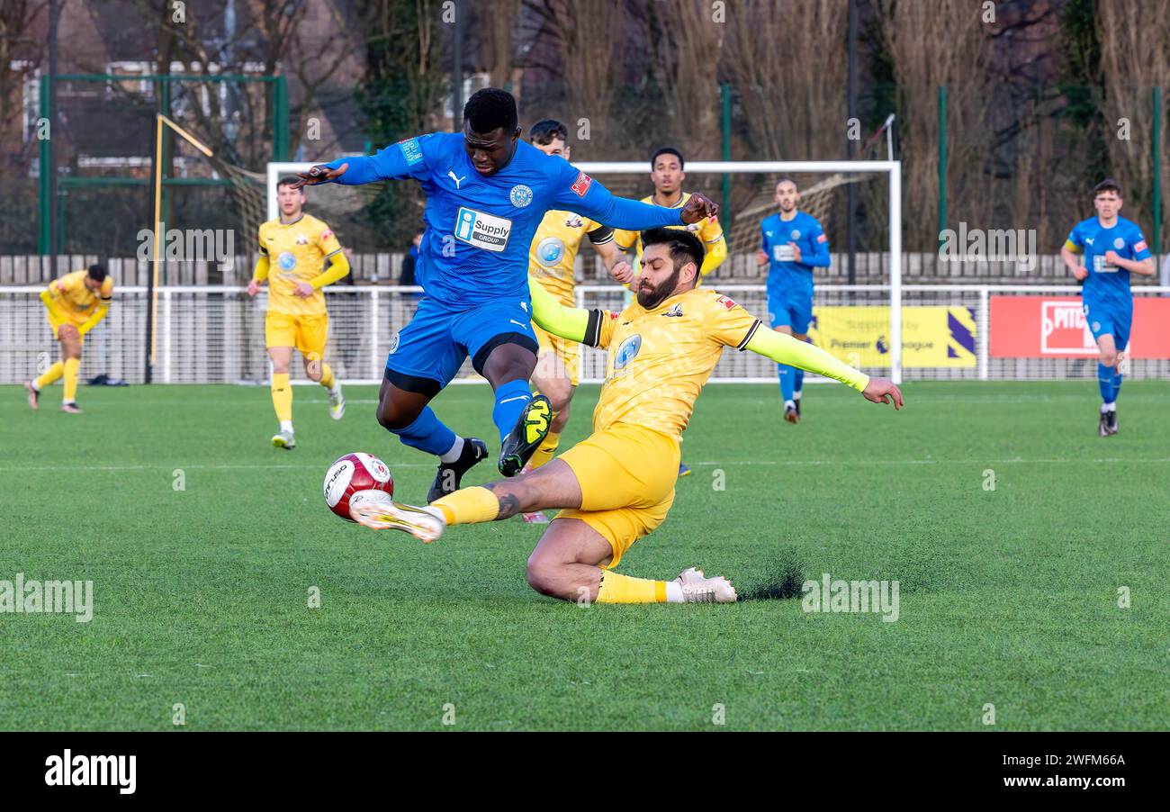 Basford United FC hosted Warrington Rylands in the NPL Premier League ...