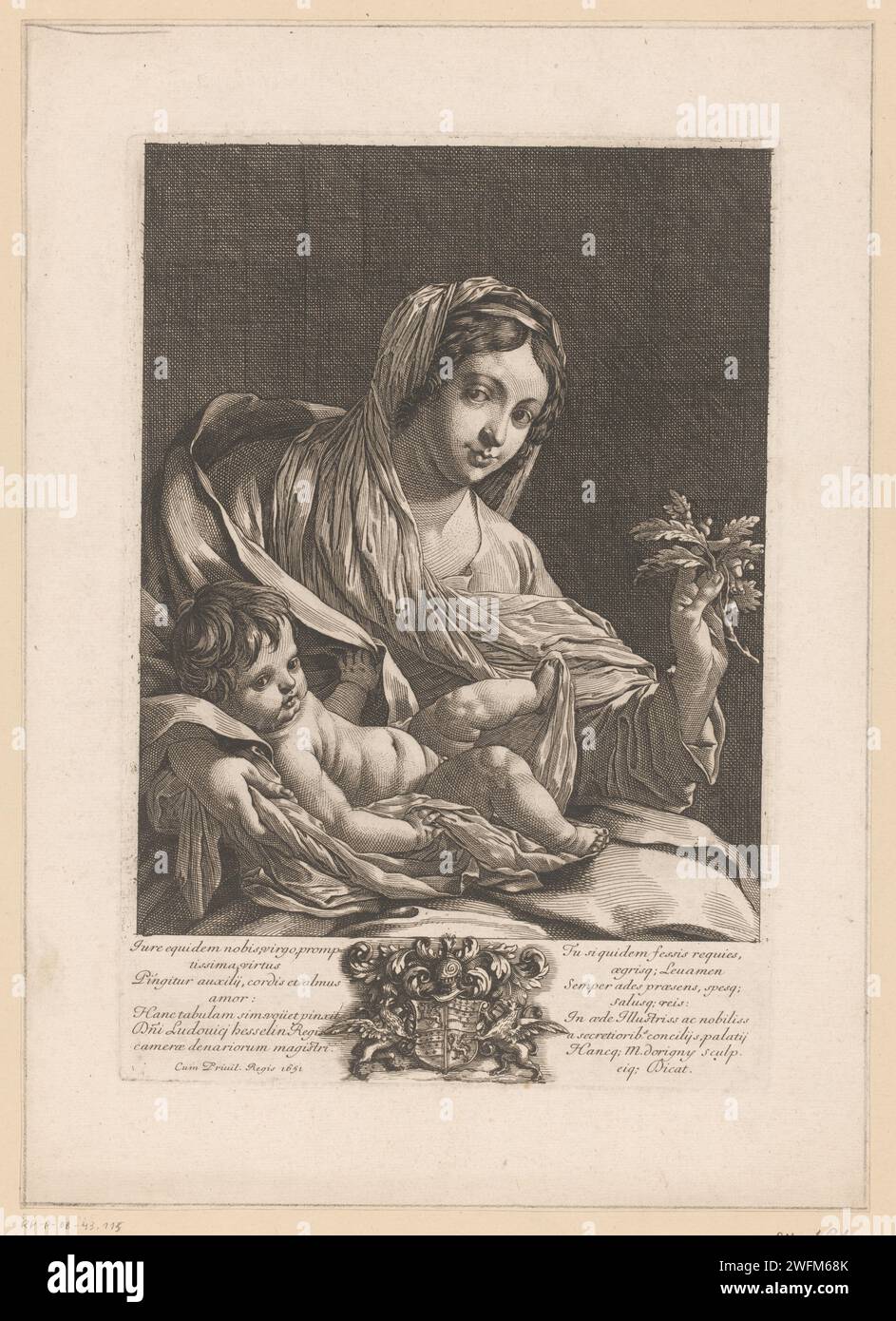 Madonna and child simon vouet hi-res stock photography and images - Alamy