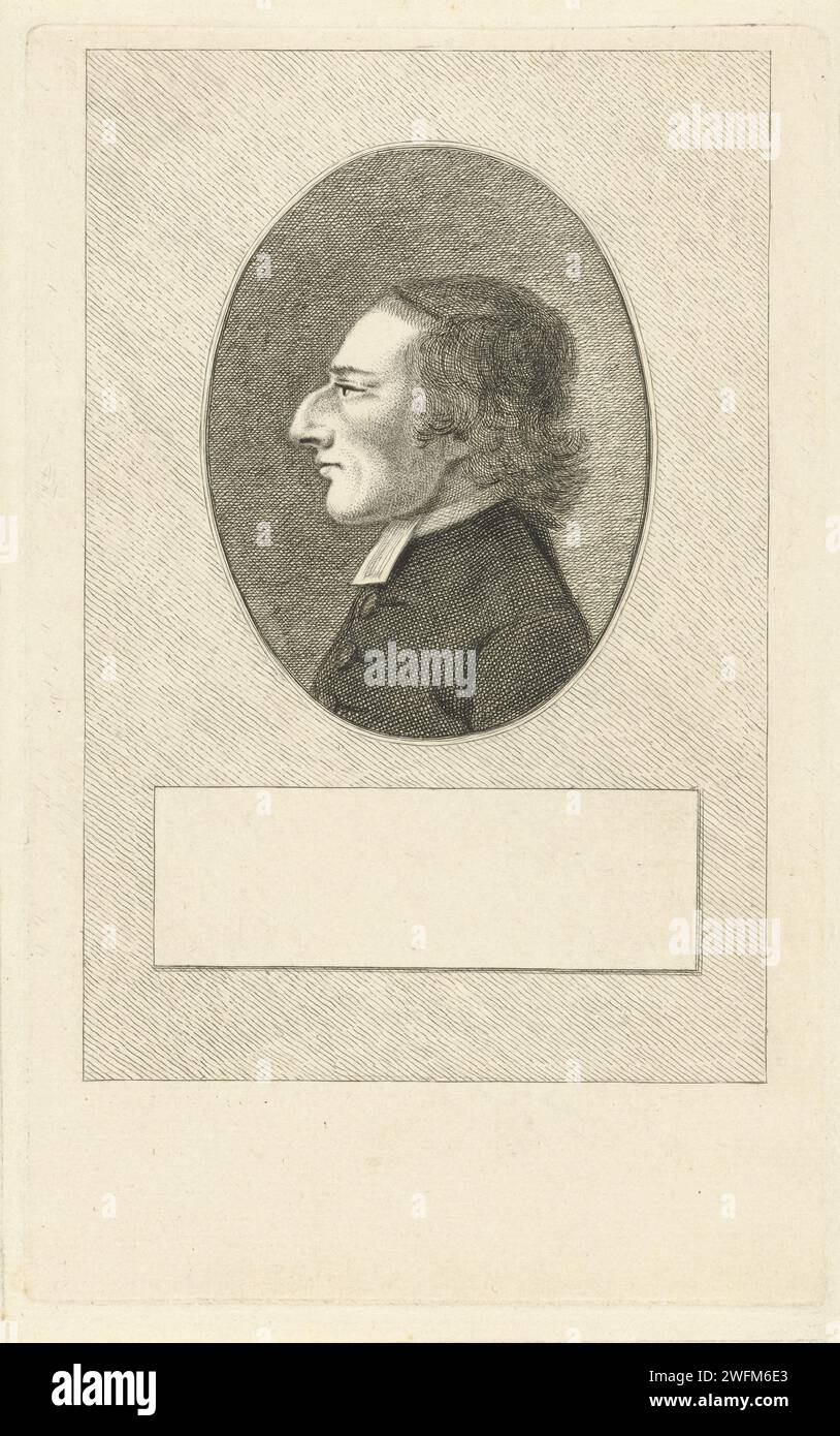 Portrait of Daniel Colonius, Pieter de Mare, after Augustijn Claterbos ...