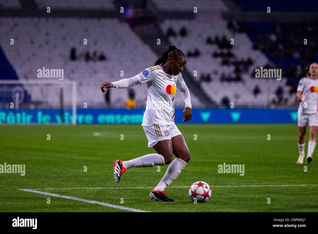 France. 31st Jan, 2024. Kadidiatou Diani (11 Olympique Lyonnais) in ...
