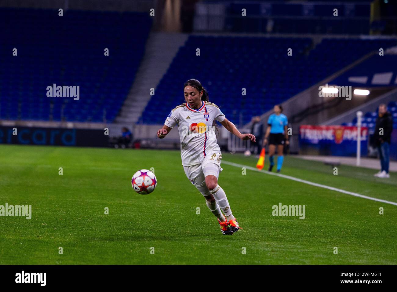 France. 31st Jan, 2024. Selma Bacha (4 Olympique Lyonnais) in action ...