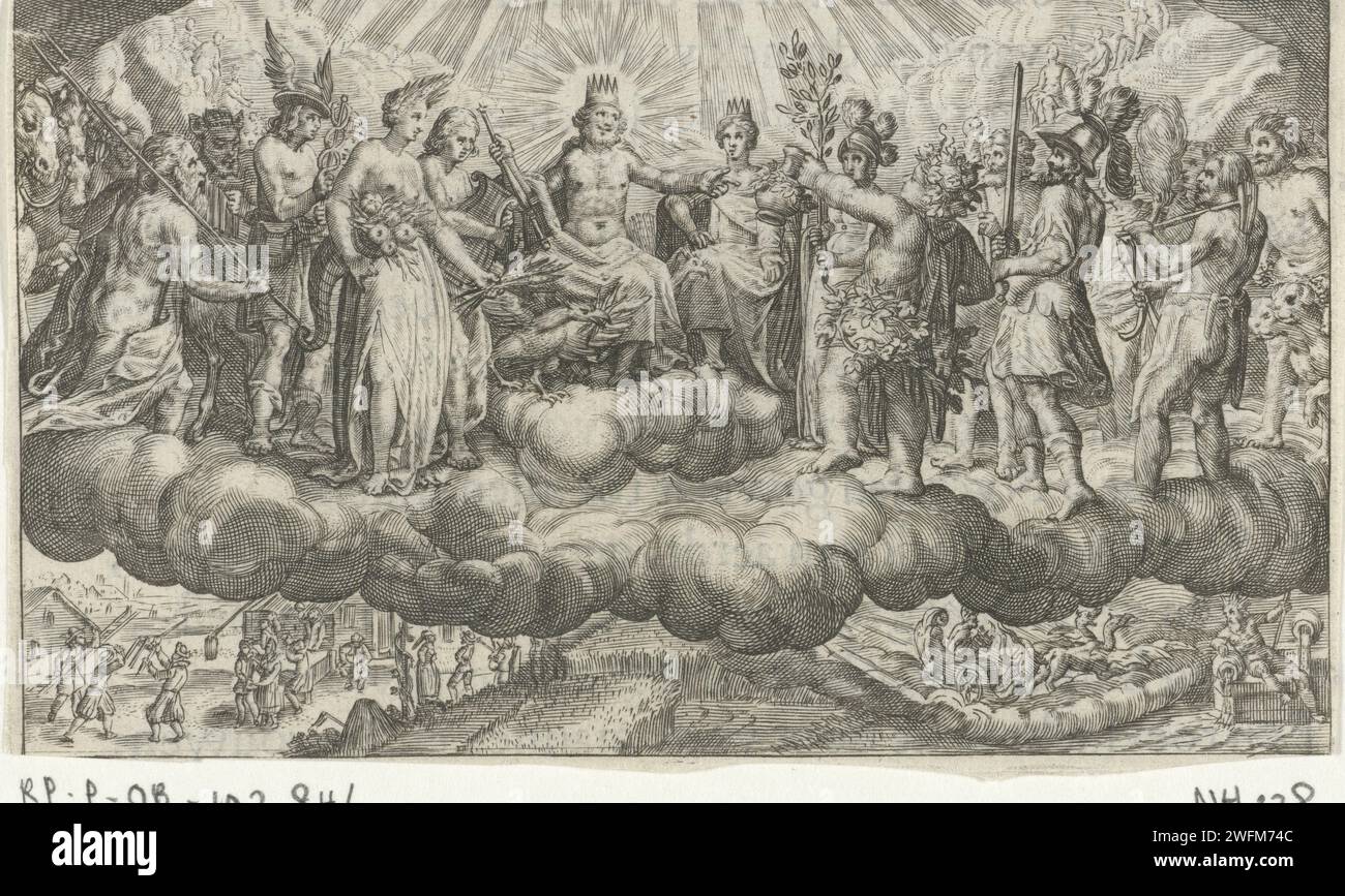 Olympian gods illustration hi-res stock photography and images - Alamy