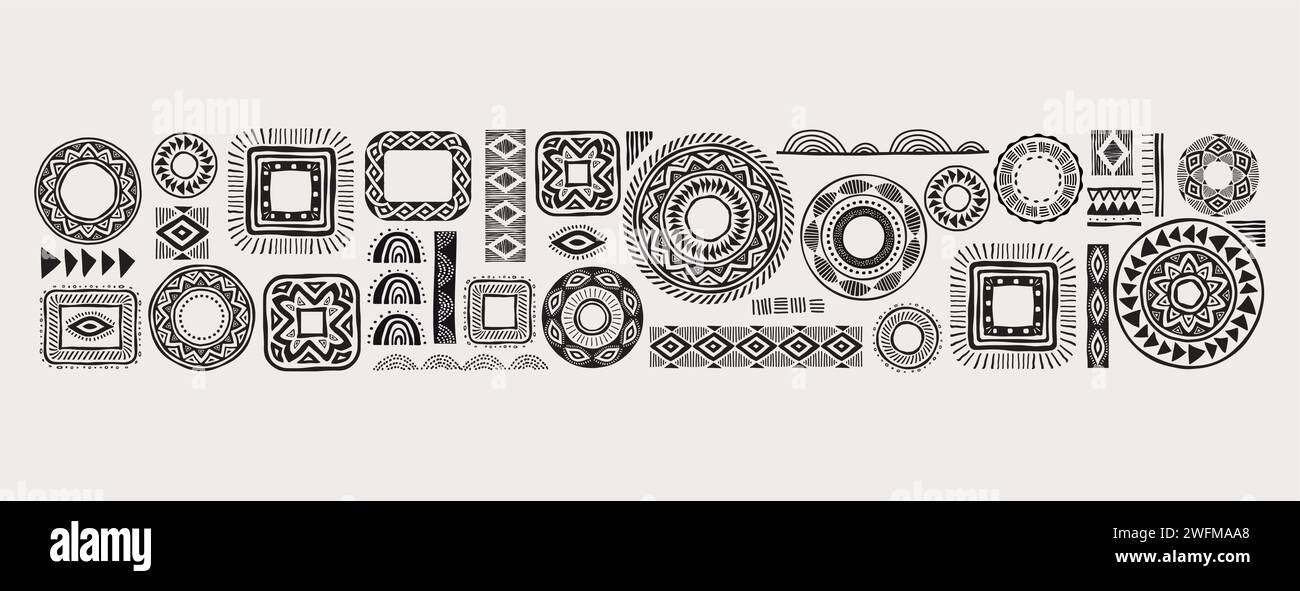 Tribal ethiopia Stock Vector Images - Alamy