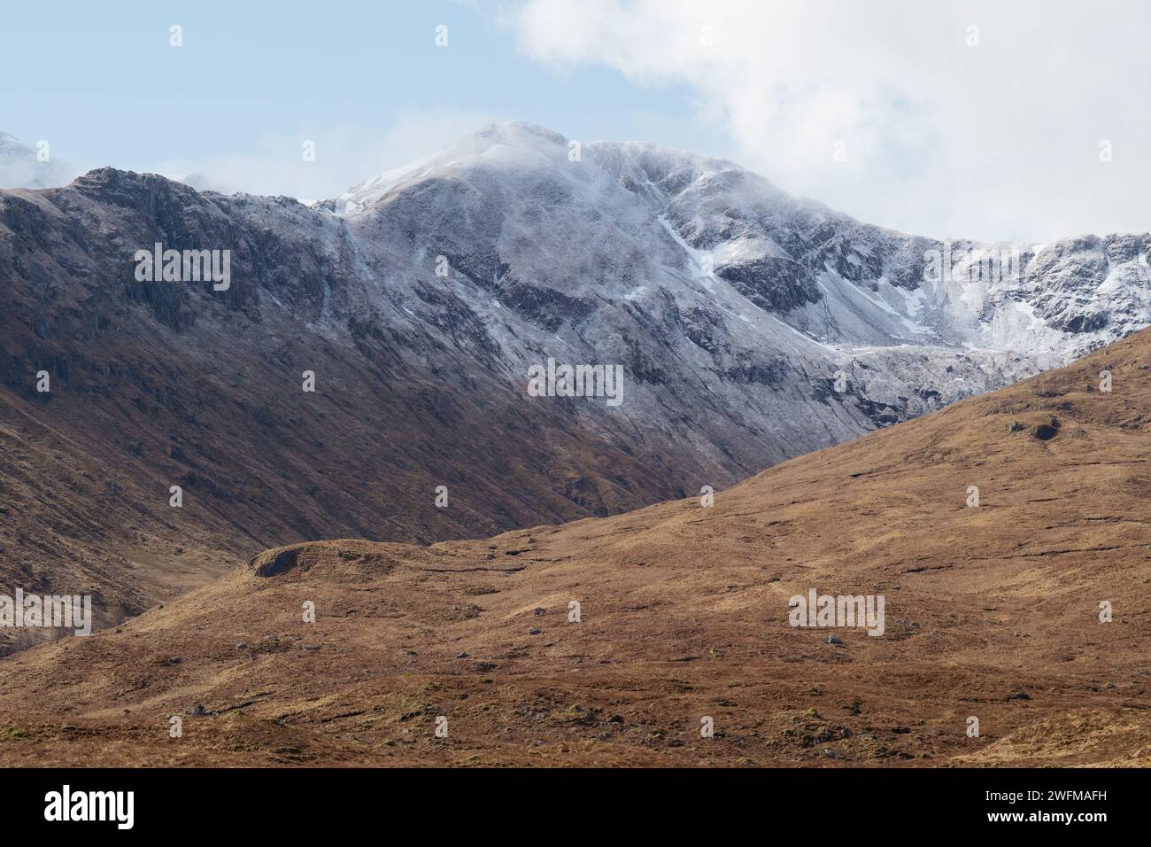 Scottish highlands snow hi-res stock photography and images - Alamy