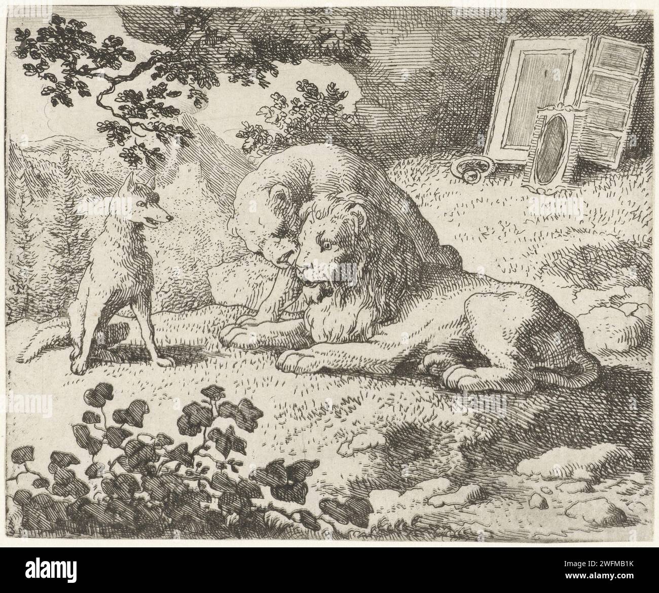 Reinaert de Vos promises King Nobel Gifts, Allaert van Everdingen, 1665 ...