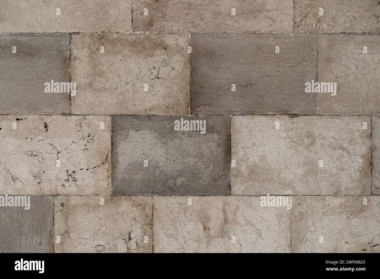 Ancient roman stone wall texture hi-res stock photography and images ...