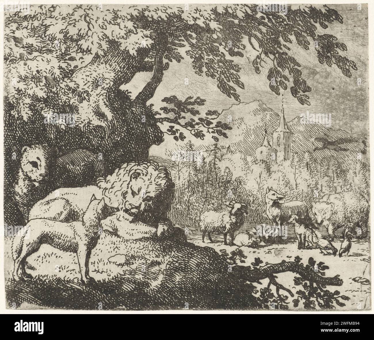 Reinaert de Vos continues his story, Allaert van Everdingen, 1665 ...