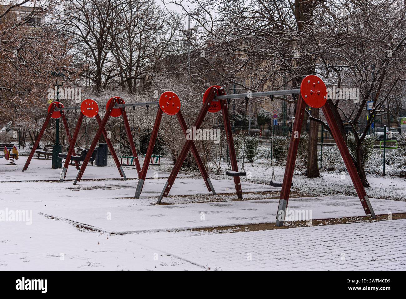 Swing sets hi-res stock photography and images - Alamy