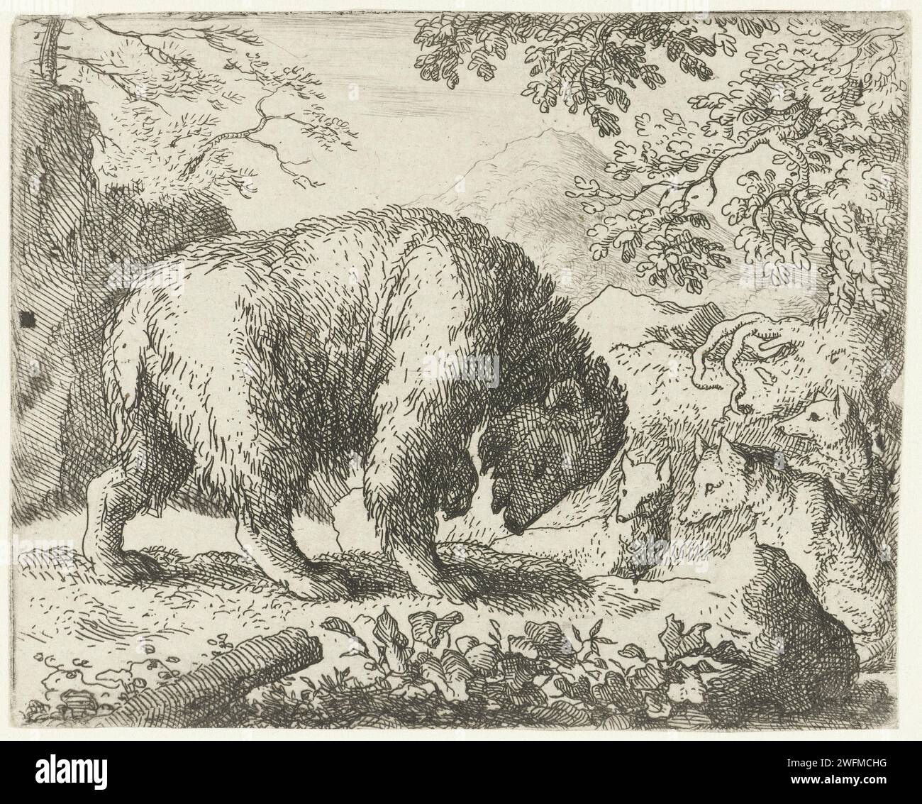 Reinaert de Vos promises Bruun de Beer Honing, Allaert van Everdingen ...