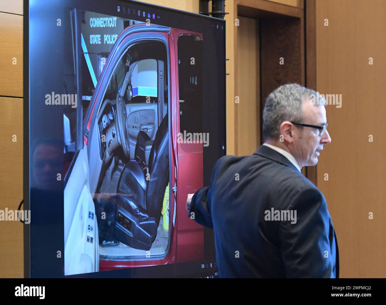Retired Connecticut State Police Sgt. Matthew Reilly shows Porsche ...