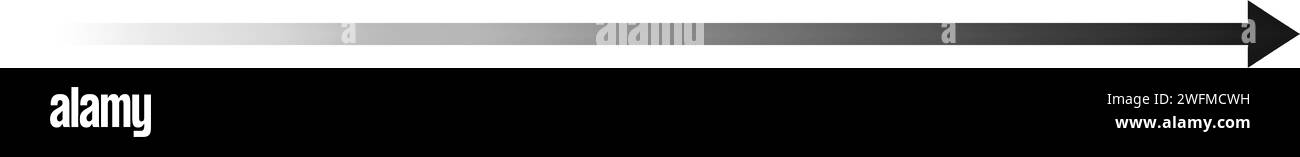 Long straight arrow with motion or speed effect. Black pointer ...