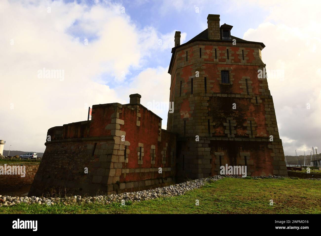 The Vauban tower is a defensive polygonal tower built on a master plan ...