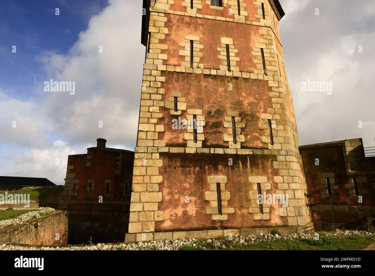 The Vauban tower is a defensive polygonal tower built on a master plan ...