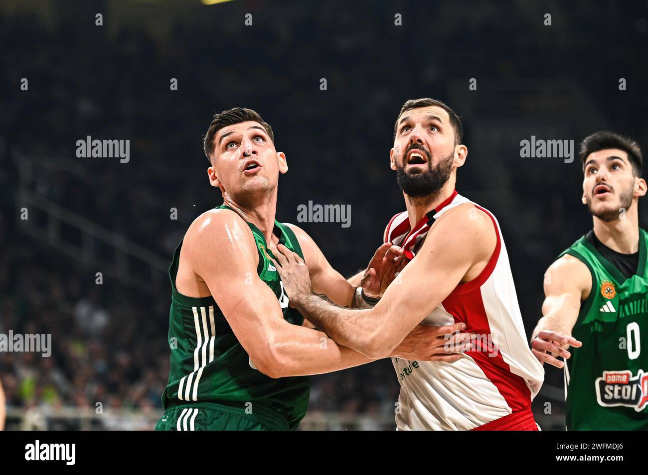 Athens, Greece. 31st Jan, 2024. 33 Nikola Mirotic of EA7 Emporio Armani ...