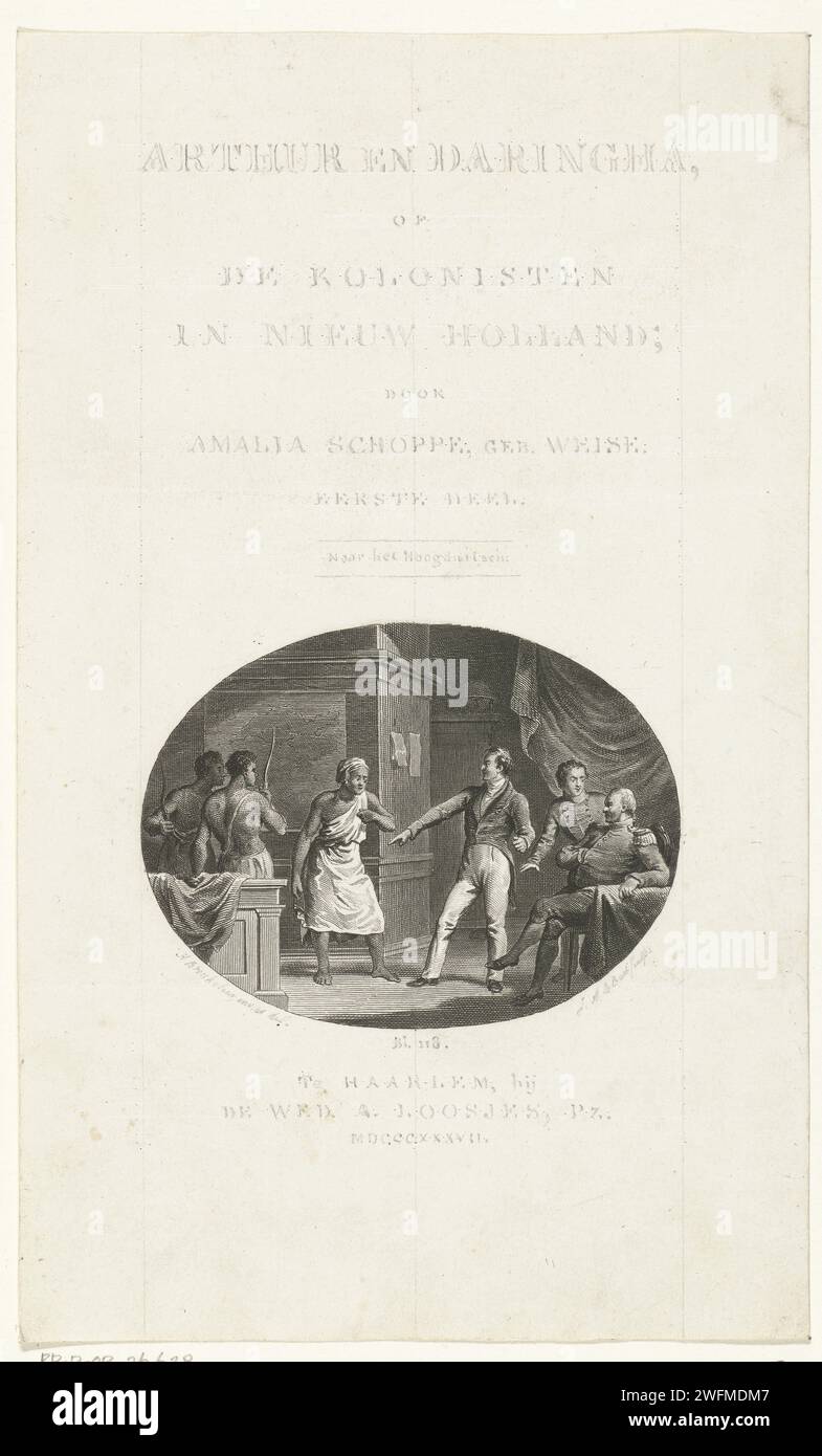 Settlers in conversation with residents of West Australia or New ...