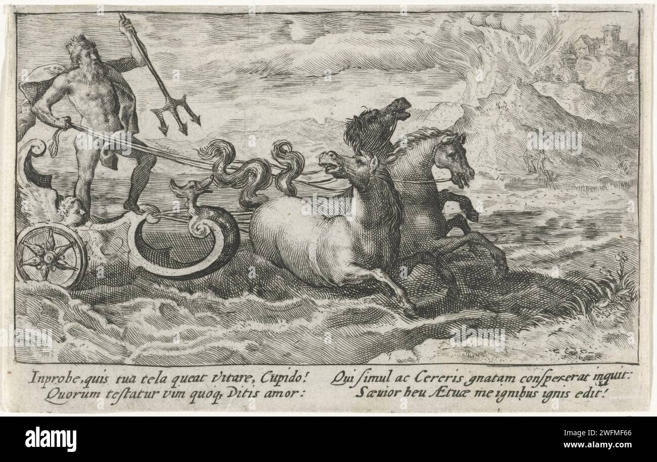 Pluto who is in love with Proserpina, Crispijn van de Passe (I), 1602 ...