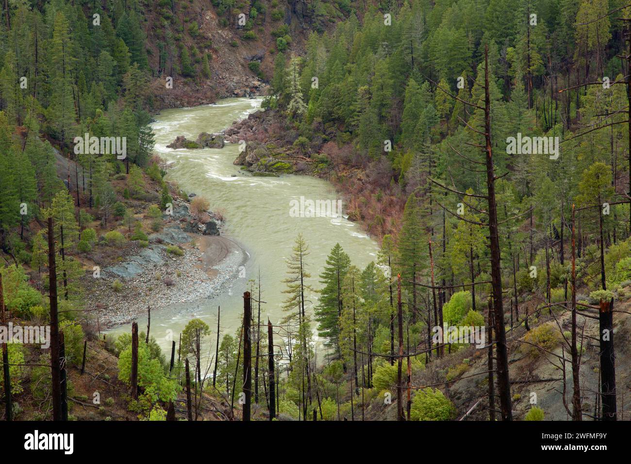 Canyon view from Illinois River Road, Illinois Wild and Scenic River ...