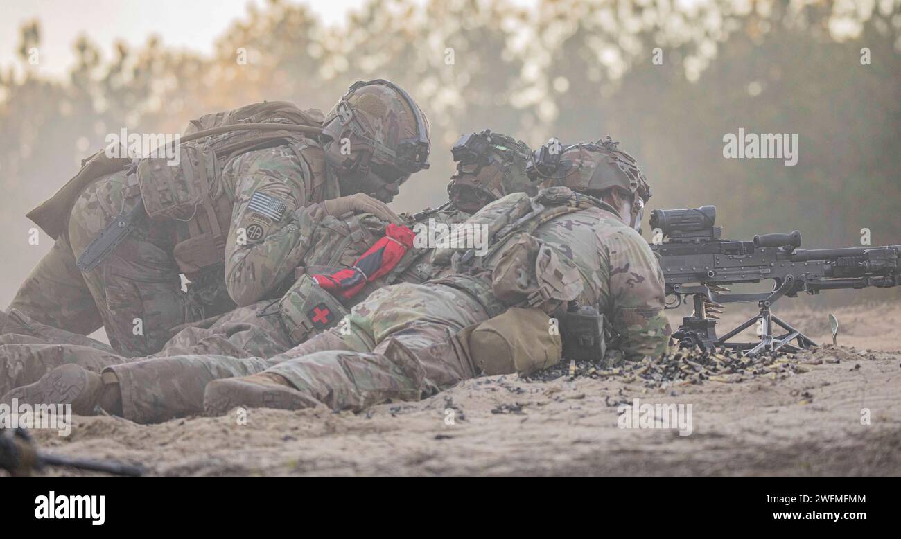 U.S. Army Paratroopers assigned to Bravo Company, also known as “Black ...