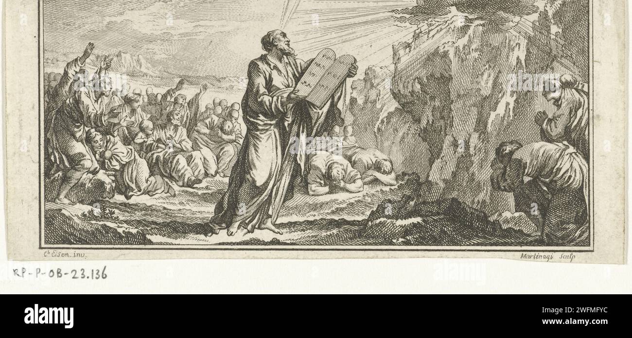 Moses law tablets sinai exodus 34 hi-res stock photography and images ...