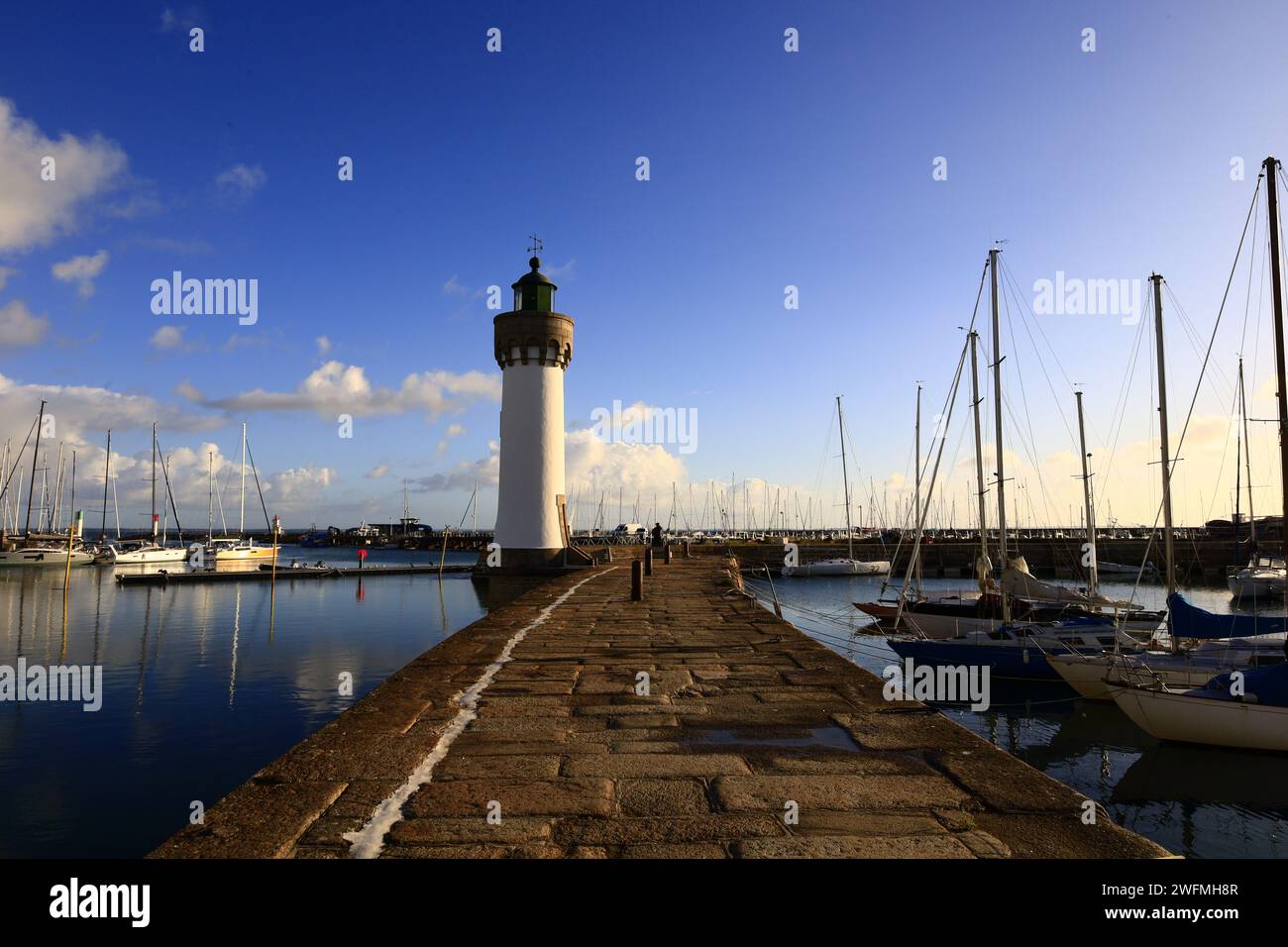 The port-Haliguen is located in Quiberon located in Morbihan, Brittany ...