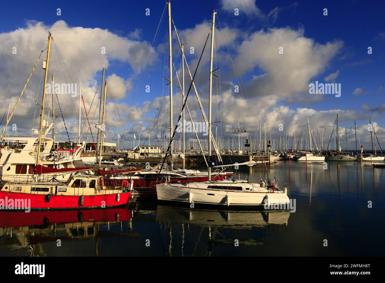 The port-Haliguen is located in Quiberon located in Morbihan, Brittany ...
