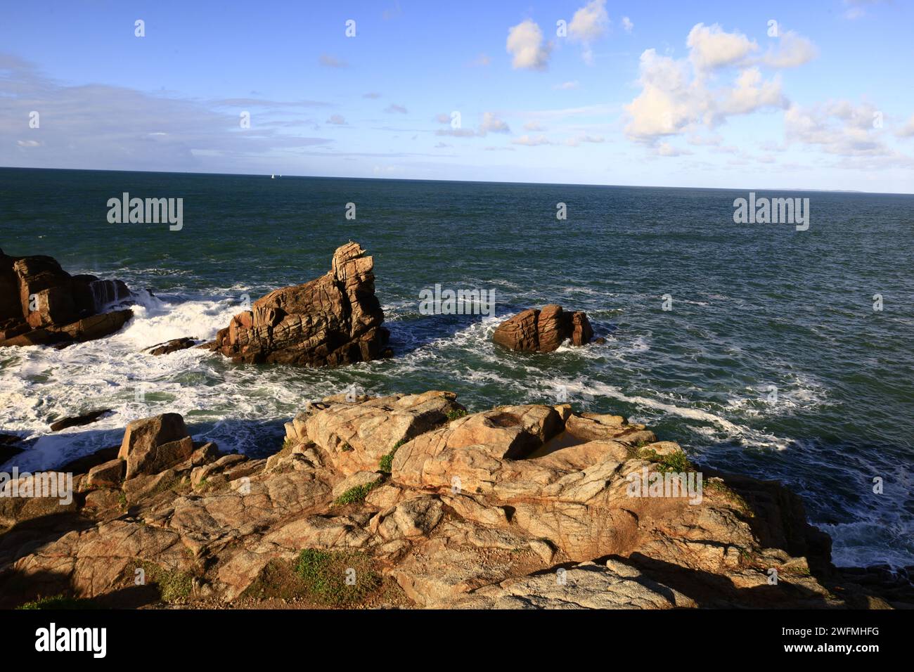 The peninsula of Quiberon is a French peninsula located in Morbihan ...