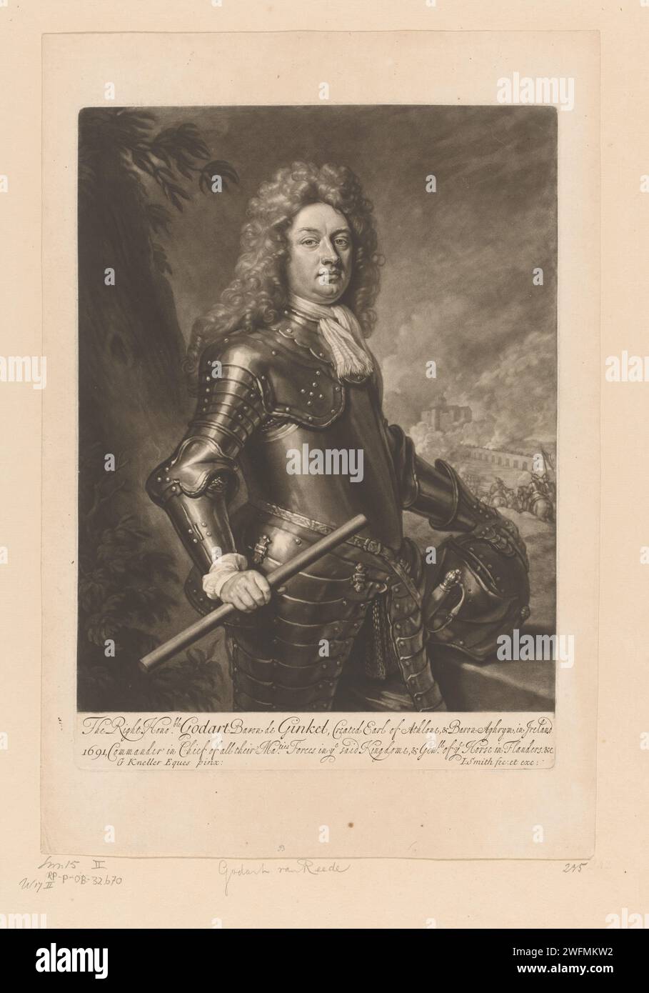 Portrait of Godard van Reede, John Smith (print maker/ publisher ...