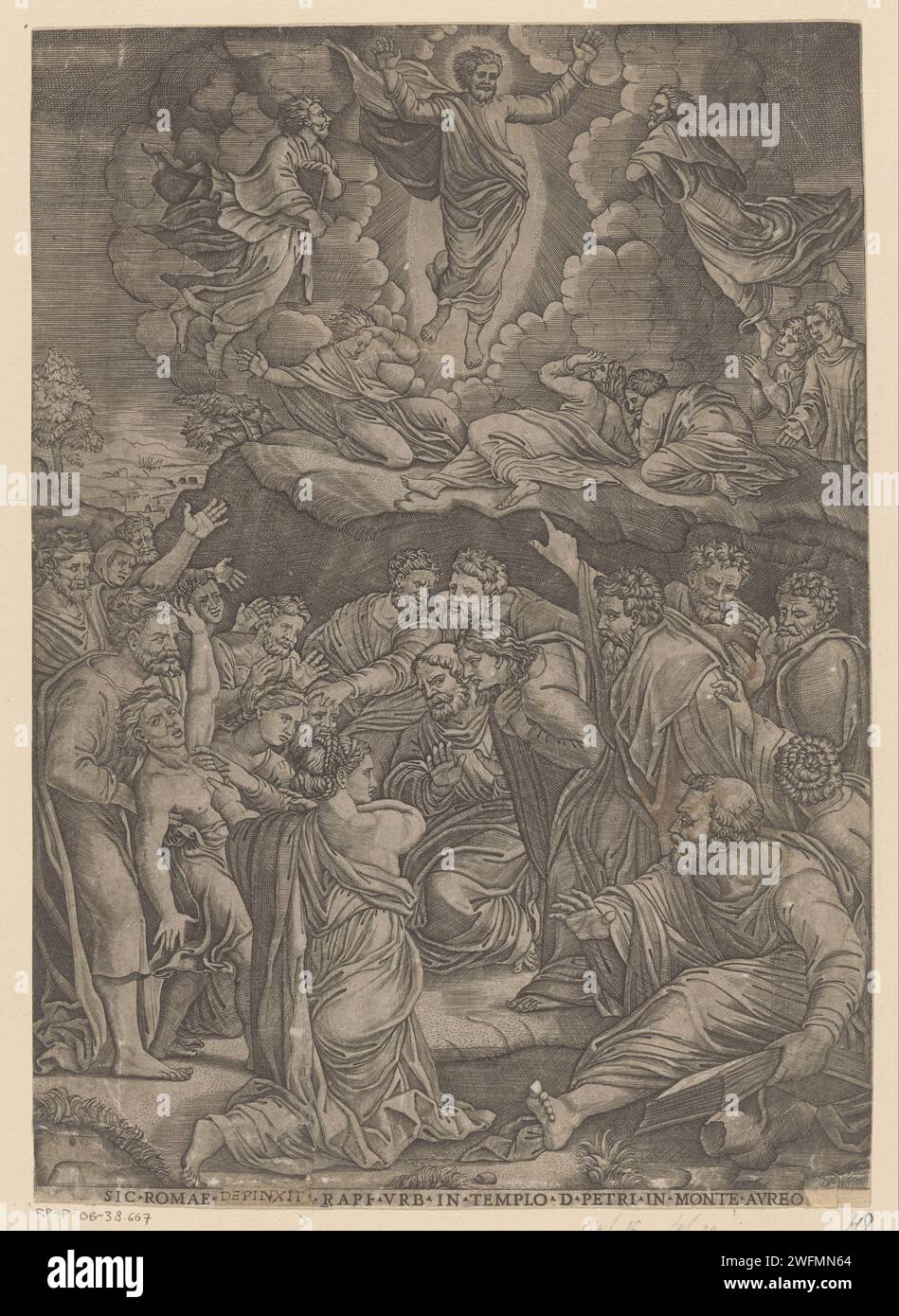 Transfiguration of Christ on the Berg Tabor, Anonymous, After Rafaël ...
