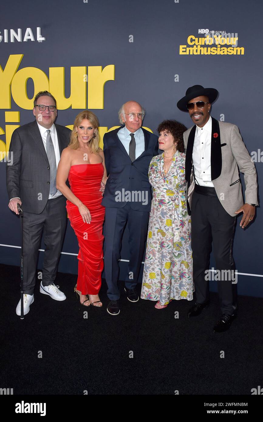 Jeff Garlin, Cheryl Hines, Larry David, Susie Essman und J. B. Smoove ...