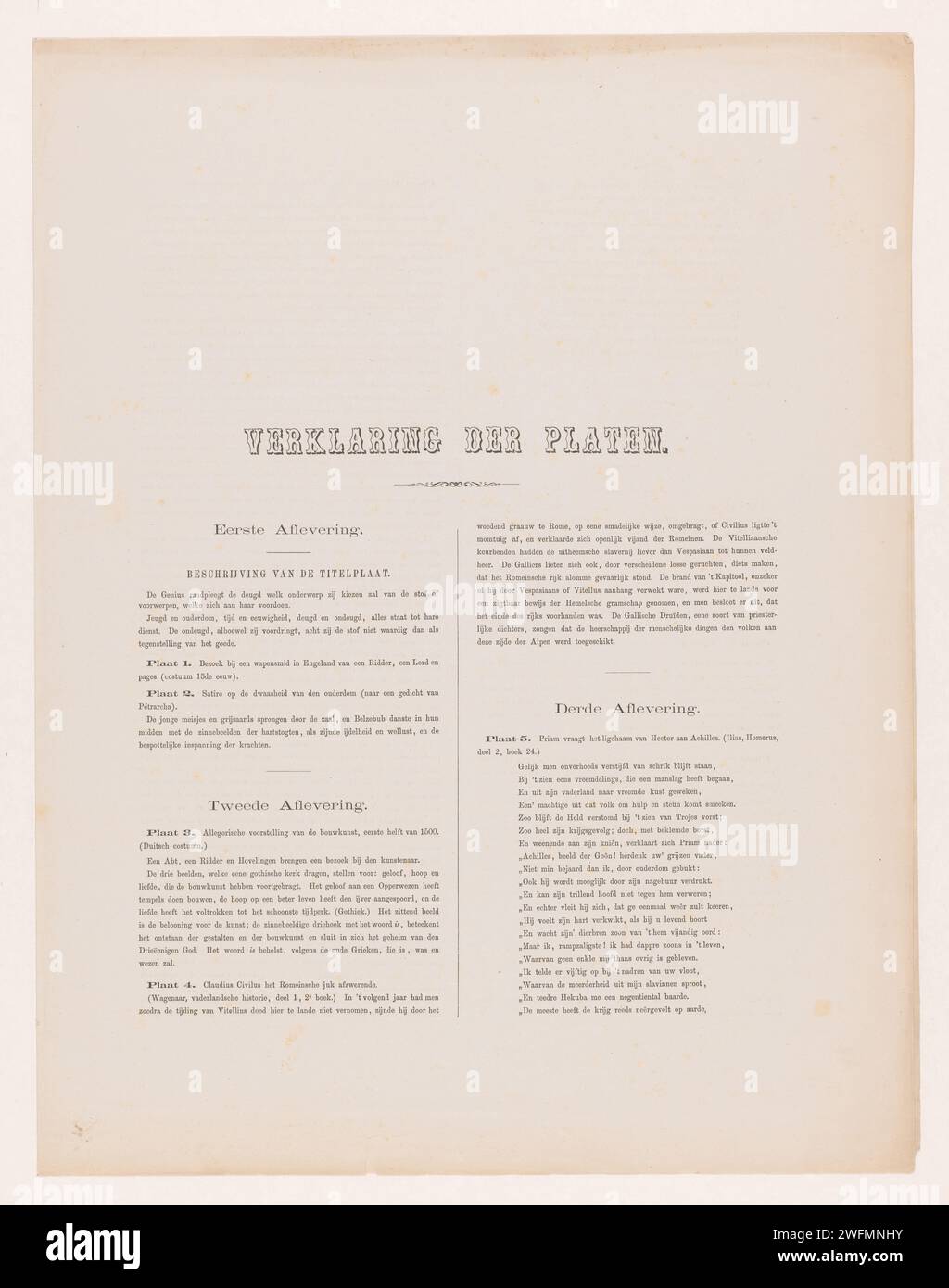 Statement records Kunst -Album by W. P. Geldorp, episodes one to six ...