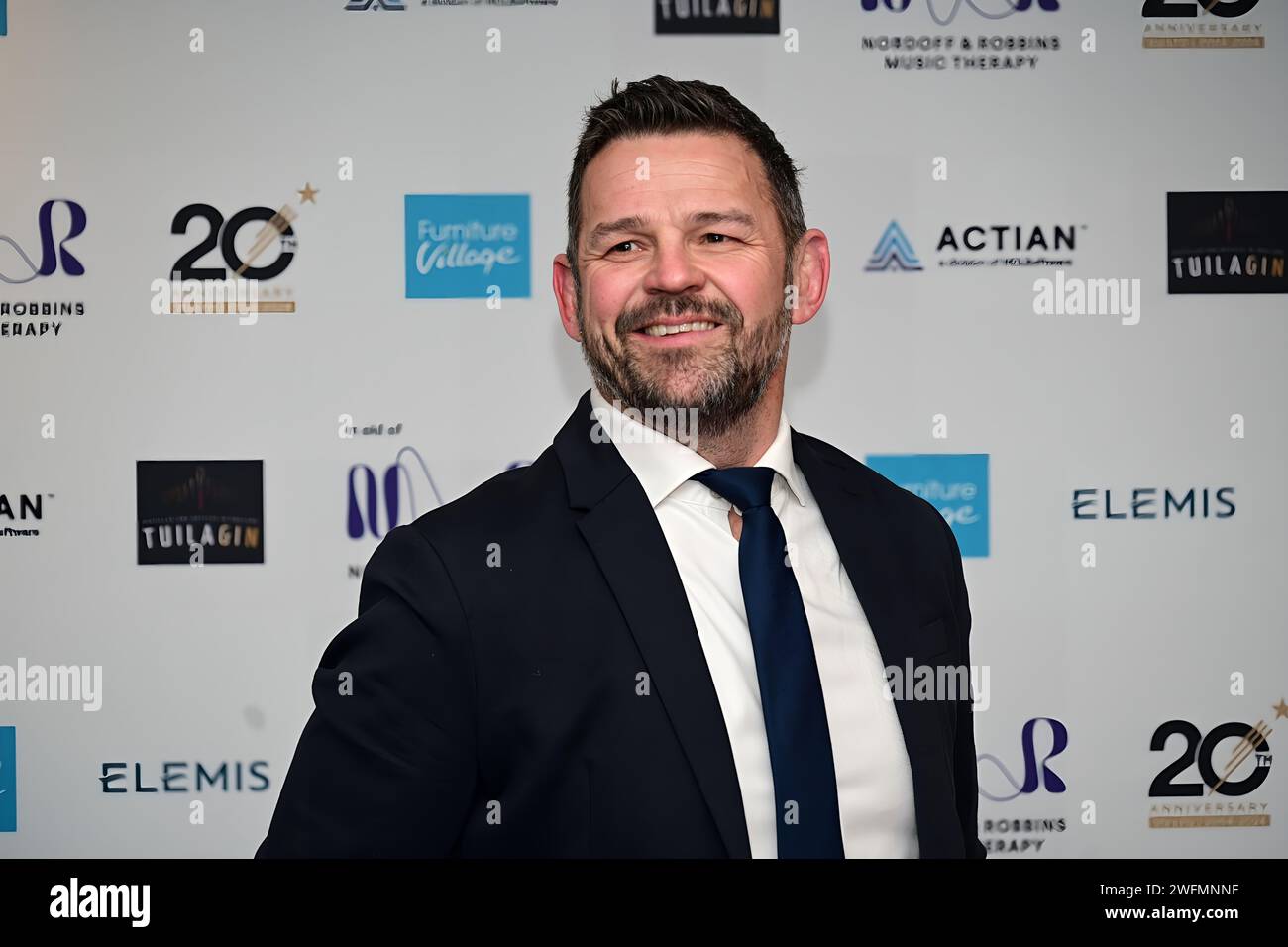 London, UK. 31st Jan, 2024. Nordoff and Robbins Legends of Rugby Dinner ...