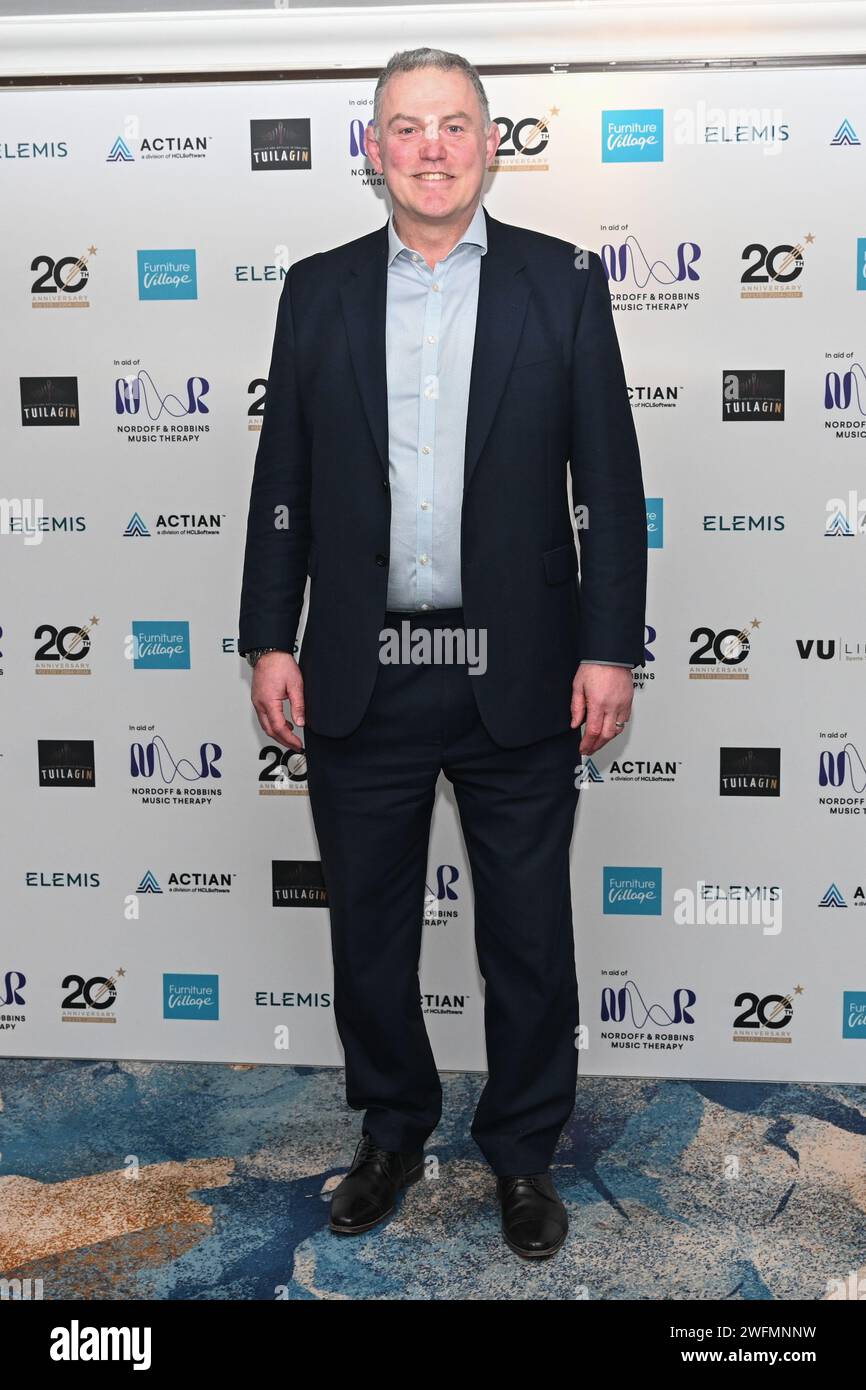 London, UK. 31st Jan, 2024. Nordoff and Robbins Legends of Rugby Dinner ...